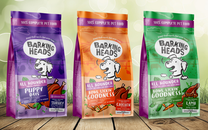 Barking Heads Dog Food - Law Print & Packaging Management